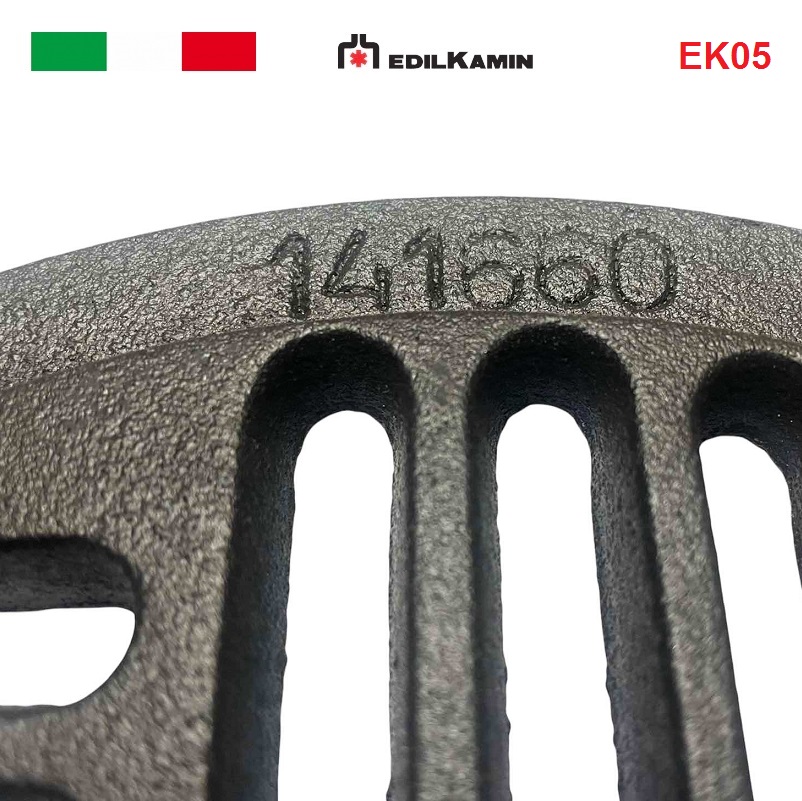 Griglia Cenere in Ghisa D.23 Tonda EK05 EdilKamin - Caminopoli