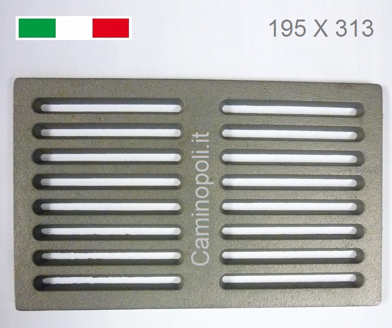 Griglie in ghisa G300-14U - Caminopoli: la città degli accessori da camino